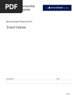 Excel Sponsorship Tracker Guide | PDF | Sponsor (Commercial) | Spreadsheet