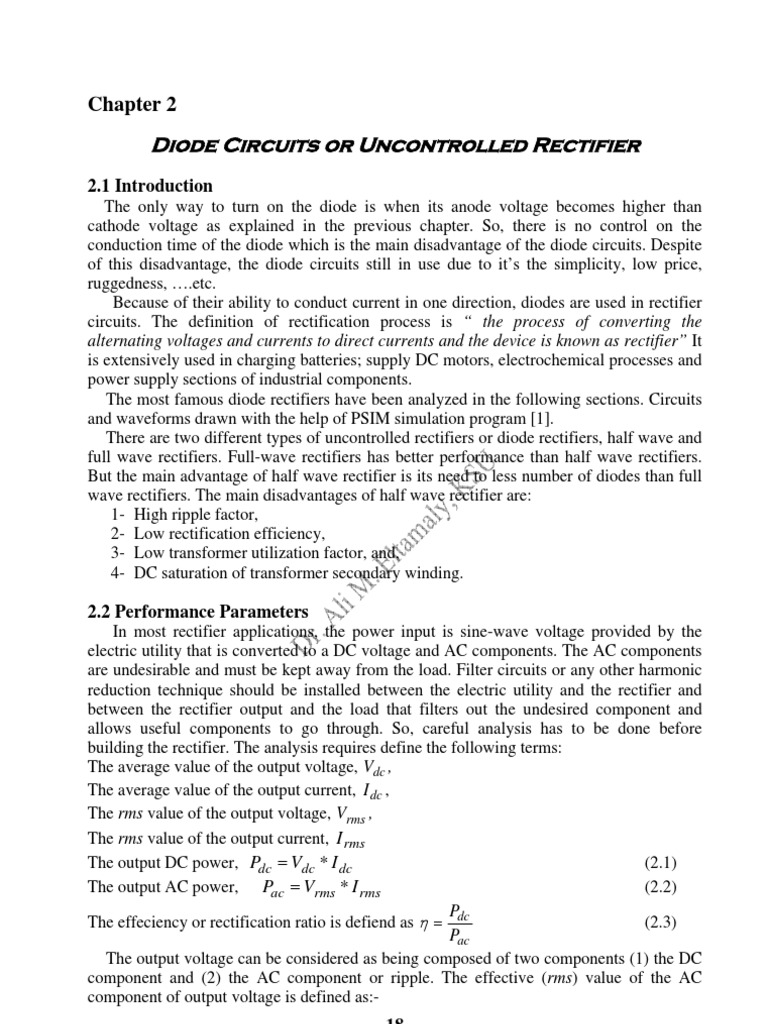 CH2 | PDF | Rectifier | Diode