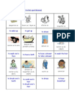Daily Routines Simple Present Tense | PDF