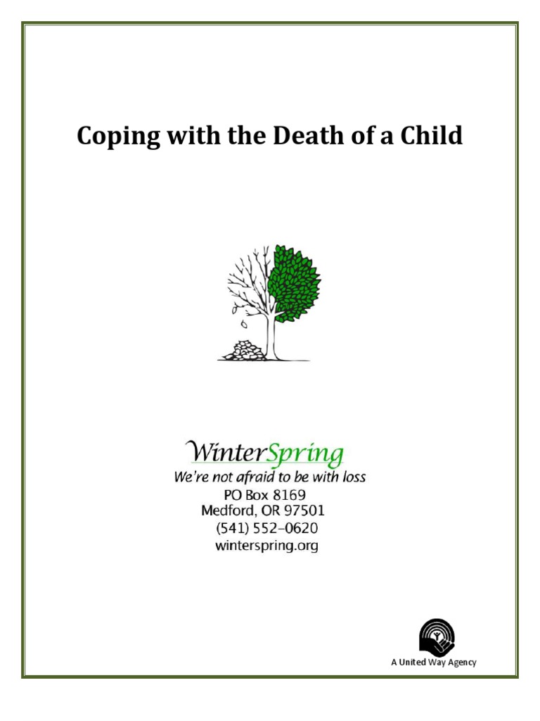 Coping With The Death Of A Child Pdf Grief Emotions