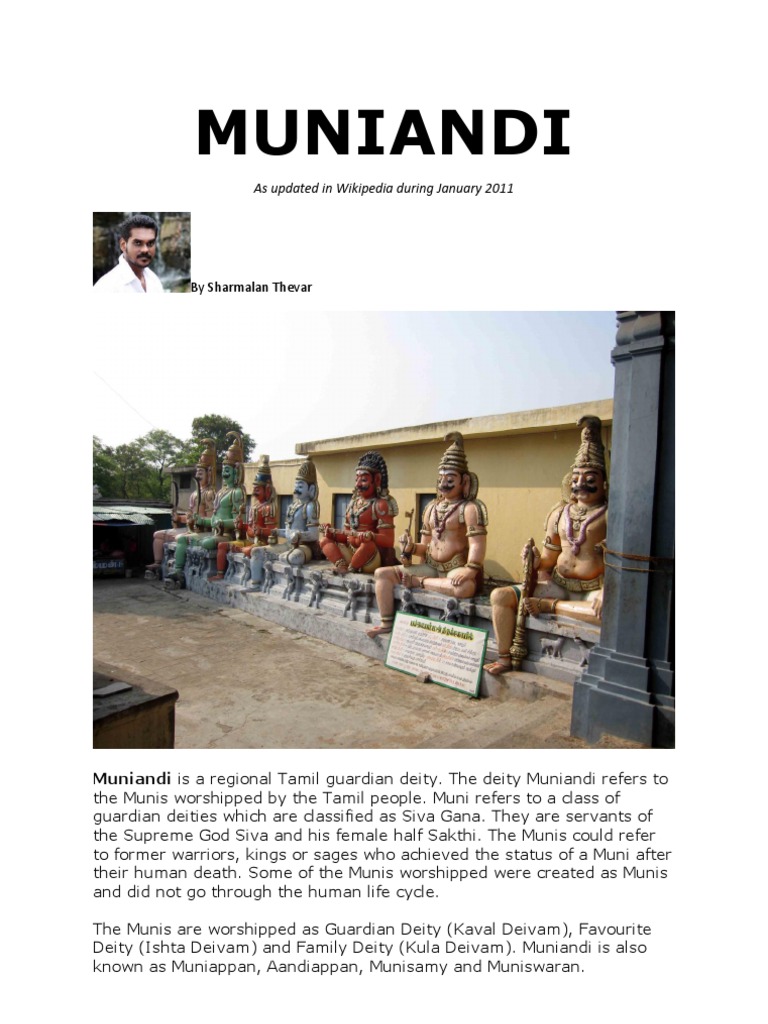 MUNIANDI | PDF | Indian Religions | Hindu Literature