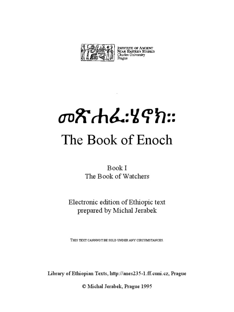 Enochian - Book of Enoch, Book I | PDF