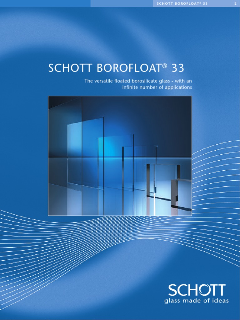 Borofloat 33 e | PDF | Glasses | Ultraviolet