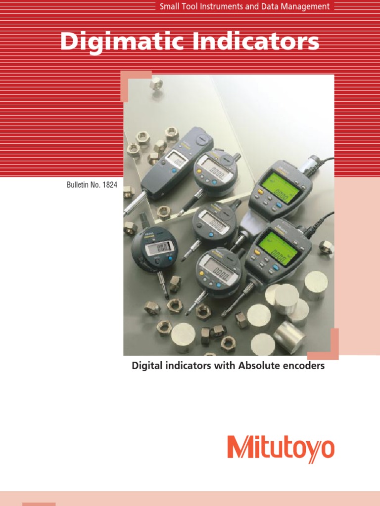 Mitutoyo Digimatic Indicator | PDF | Engineering Tolerance | Electrical ...