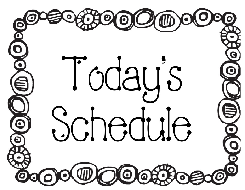 Today's Schedule MAIN | PDF