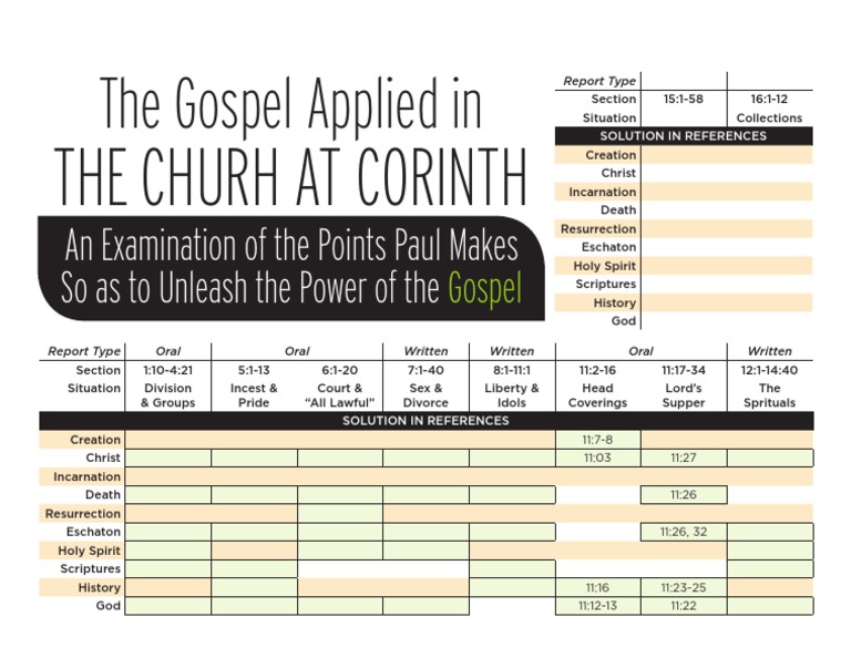 1 Corinthians Chart | PDF