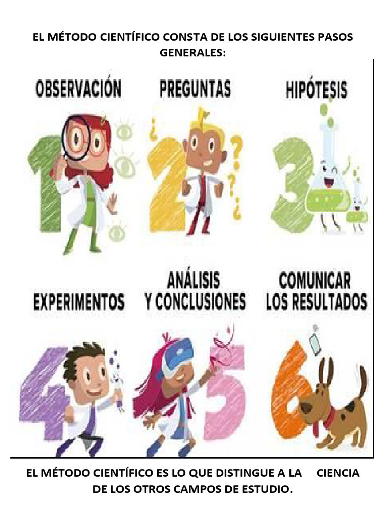 El Método Científico Consta de Los Siguientes Pasos Generales | PDF