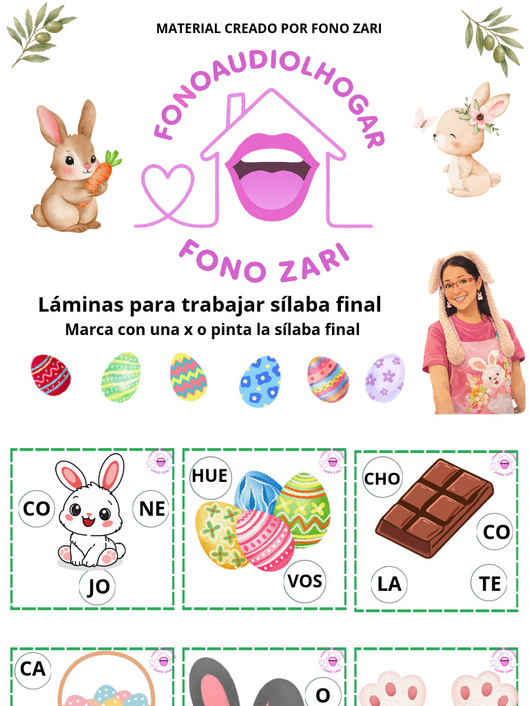 Sílaba Final Pascua | PDF