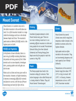 Mt. Everest Quiz: Test Your Knowledge | PDF