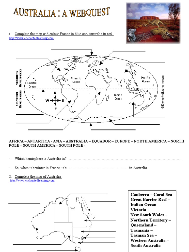 Webquest Australia | PDF | Australia