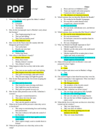 Night Chapter 5: Key Events and Decisions | PDF