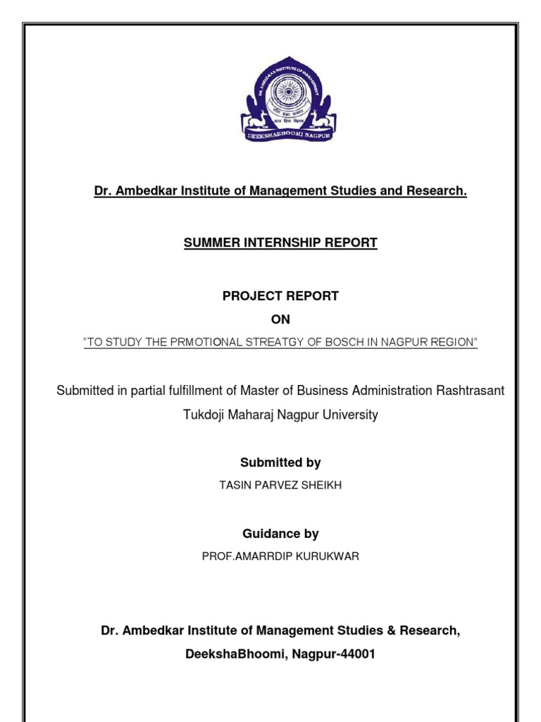 Sip Project Report | PDF | Car | Retail