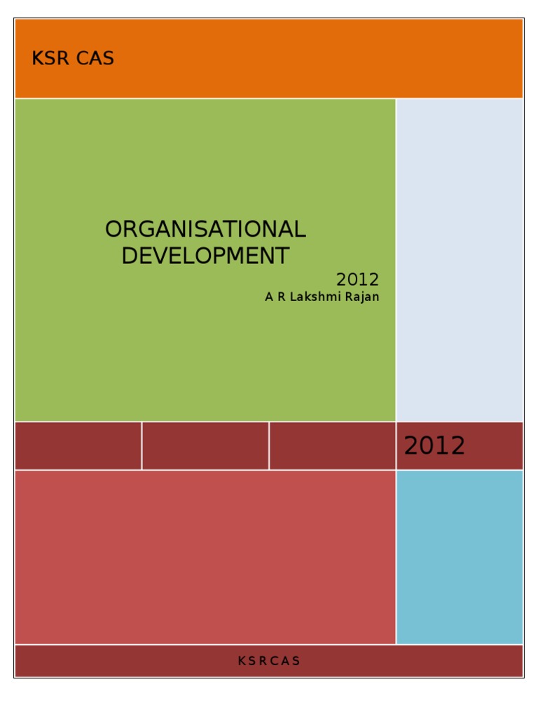 Organisational Development | PDF | Organization Development | Strategic ...