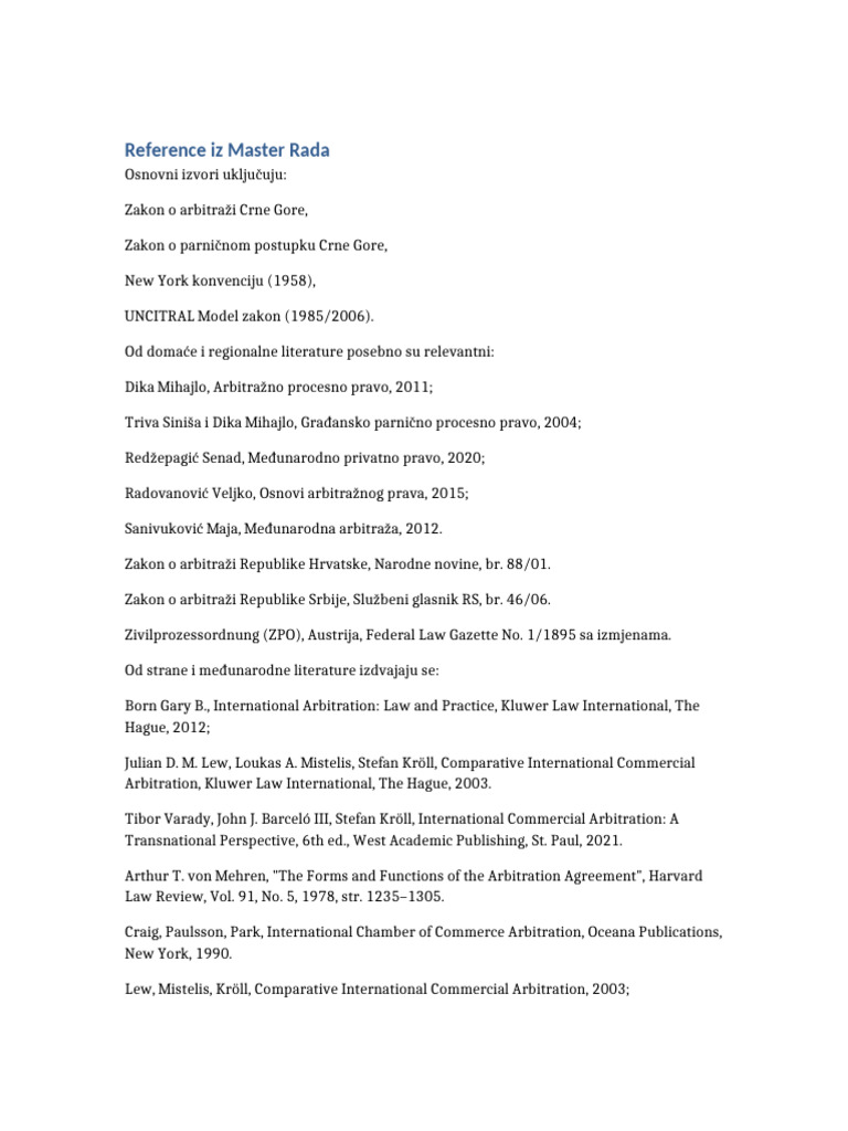 Reference_Master_Rad | PDF