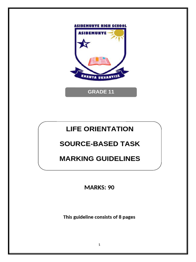 2026 Source Based M.guidelines GR 11 | PDF | Learning | Behavioural ...
