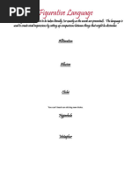 Figurative Language in Hatchet Cheat Sheet | PDF | Irony