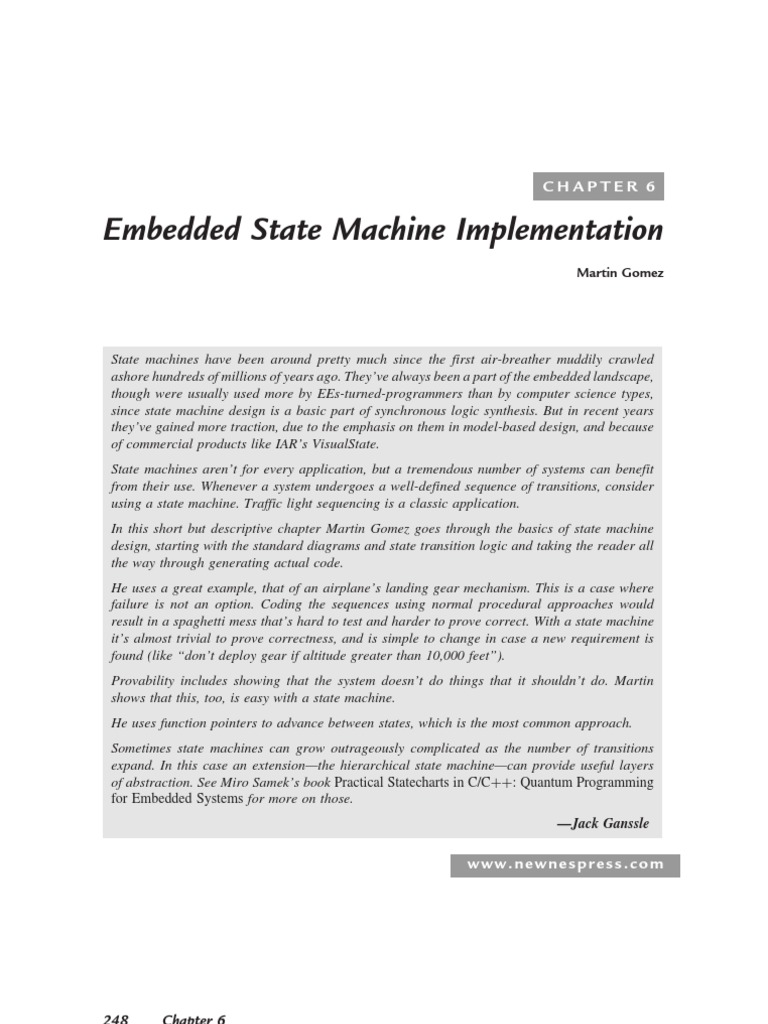 Embedded Sat Ate Machines Implementation | PDF | Landing Gear ...