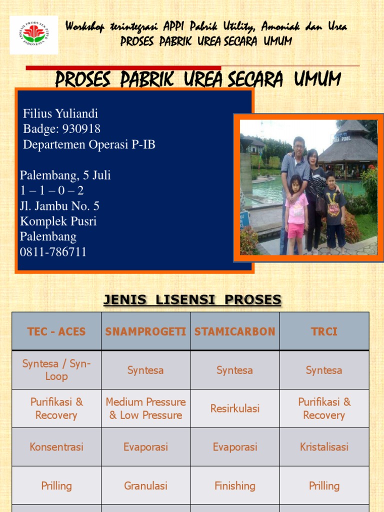 WSI Proses Urea 11 | PDF