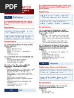 Class 10 Maths: Most Repeated Questions | PDF | Area | Sphere