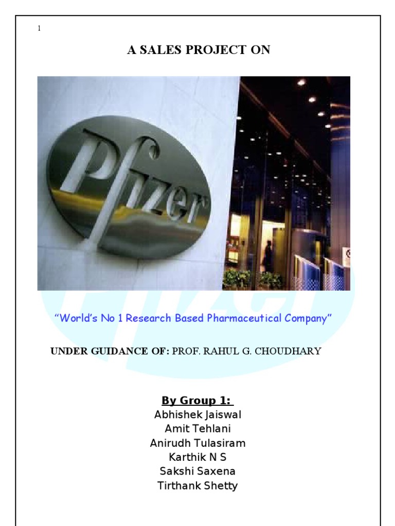 Pfizer Sales | PDF | Pfizer | Sales