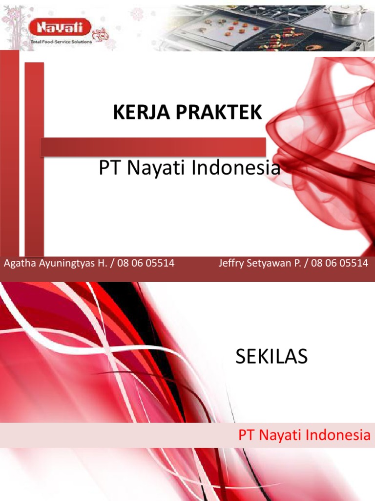 PT Nayati Indonesia: Produsen Peralatan Dapur Sejak 1983 | PDF