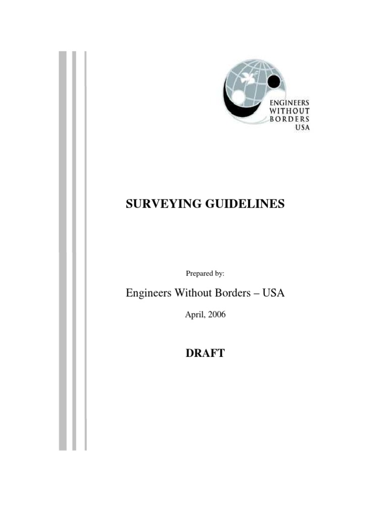 Surveying Guidelines: Engineers Without Borders - USA | PDF ...
