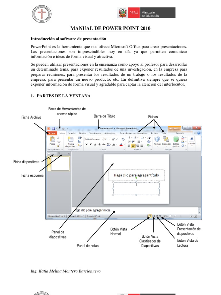 Manual de Power Point | PDF | Microsoft PowerPoint | Point and Click