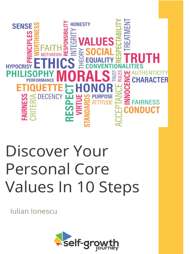 Discover Your Personal Core Values Discover Your Personal Core Values ...