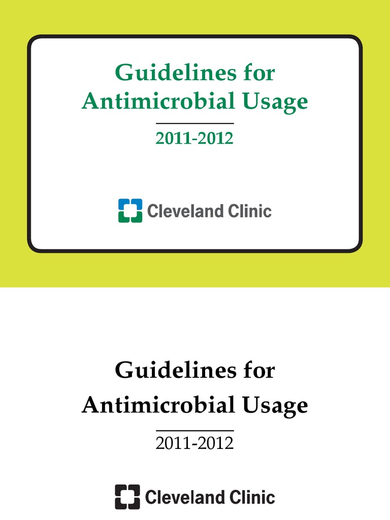 Guidelines For Antimicrobial Usage: CVR (AMUG12) .Indd 1 | PDF