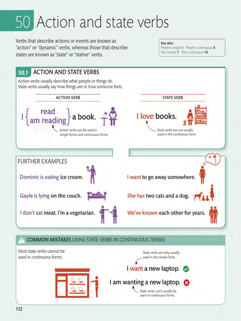 Action and Stative Verbs - Copia | PDF