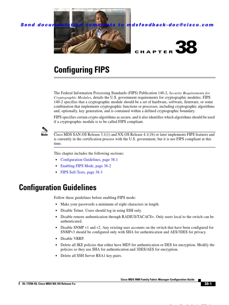 Configuring FIPS: Configuration Guidelines | PDF | Cryptography ...