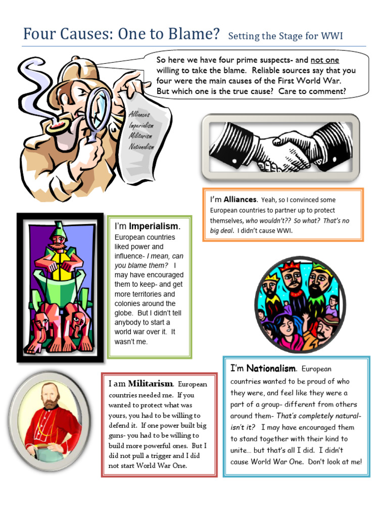 2.2 MAIN Causes of WWI Activity | PDF | International Relations