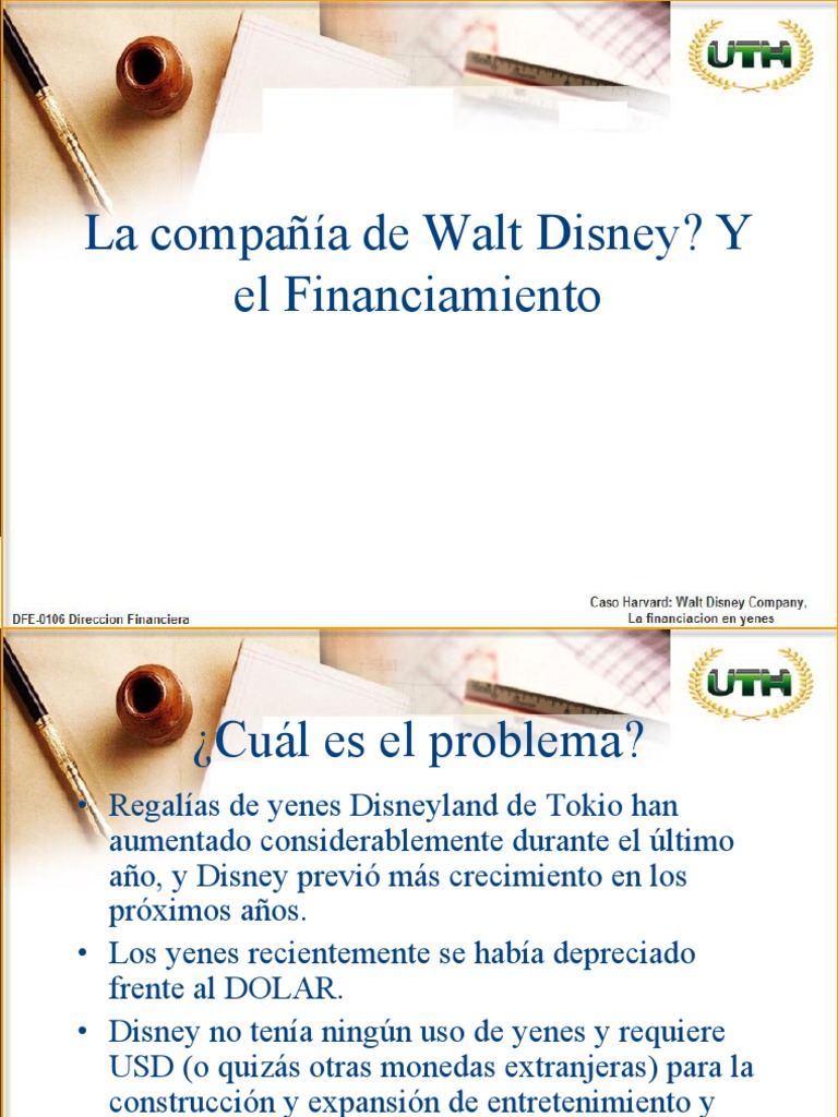 Disney Yen Financing MODIFICADA2 | PDF | Yen japonés | Deuda