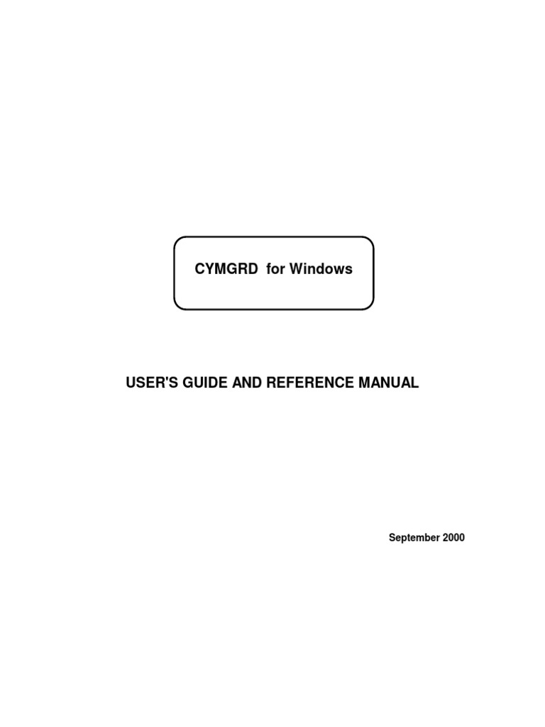 CYMGRD For Windows: September 2000 | Download Free PDF | Electrical ...