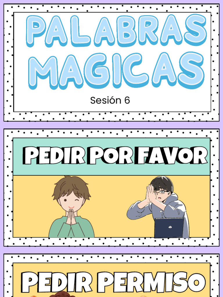 Daily Slides Presentation in Colorful Polka Dot Style | PDF