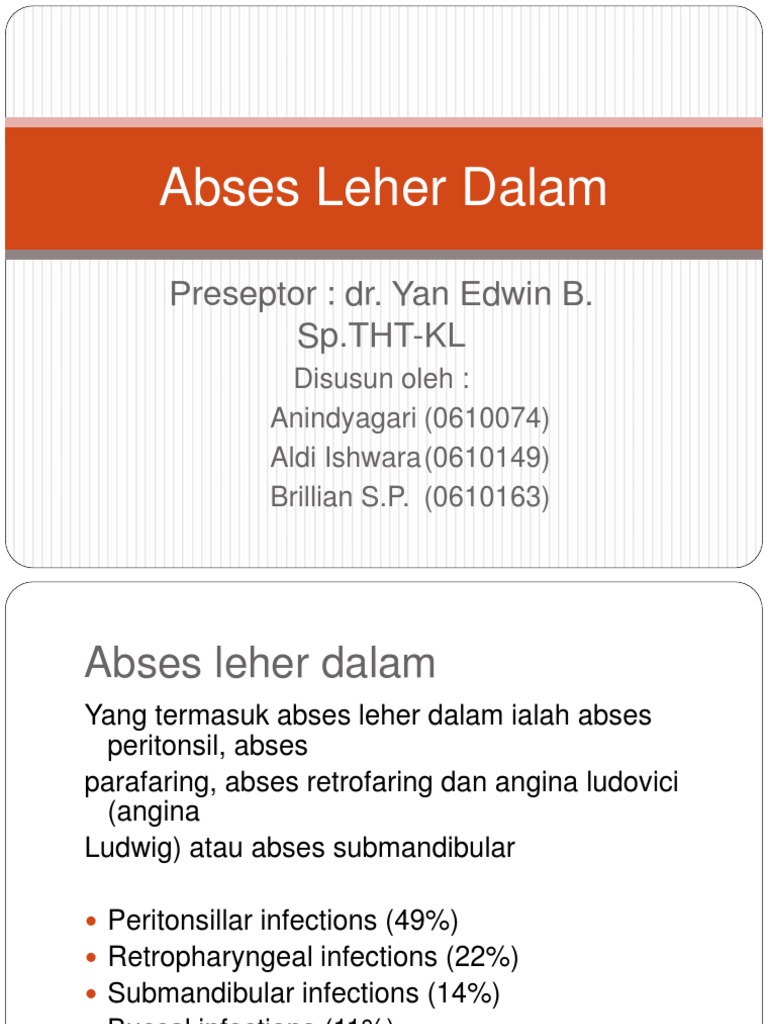 Abses Leher Dalam Final | PDF