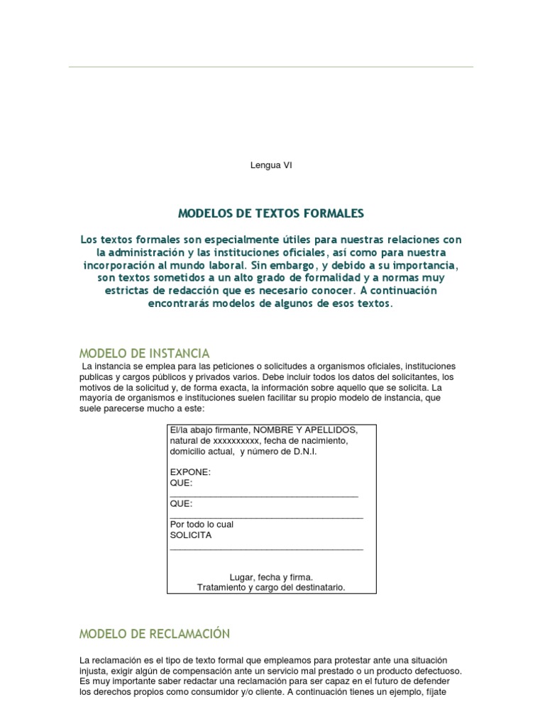 Com-Modelos de Textos Formales | PDF | Hotel | Business