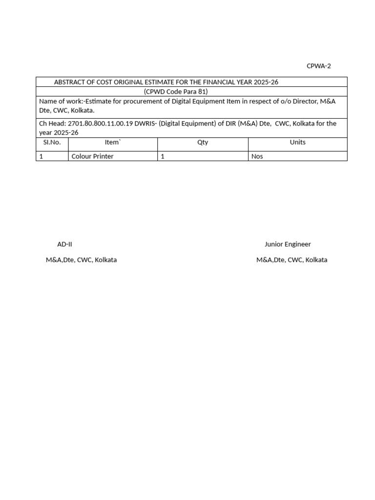 CPWA2 DE | PDF