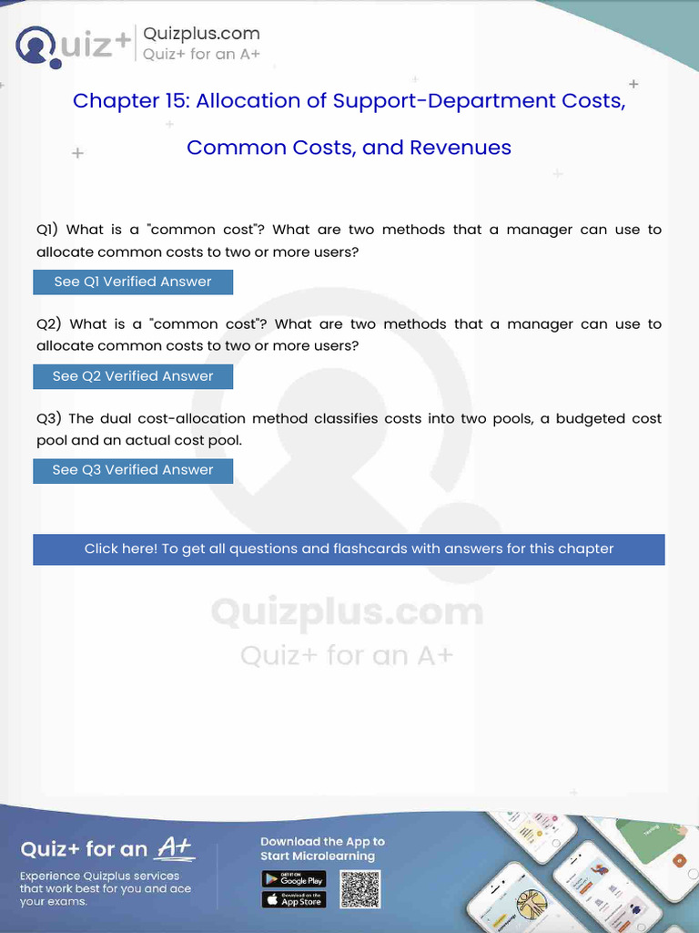 What is a Common Cost What Are Two Methods That a Manager Can Use to ...