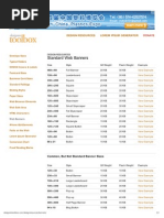 Roll Up Banner Size Specifications | PDF | Imaging | Computer Graphics