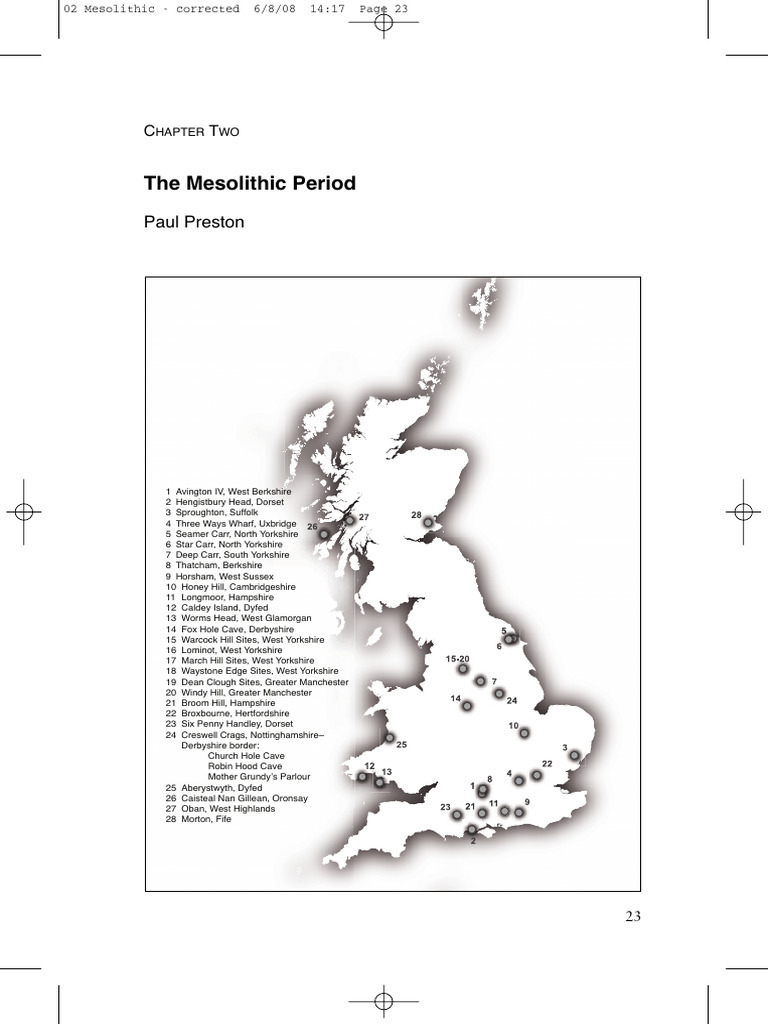Preston2008 02Mesolithic Corrected | PDF | Holocene | Quaternary ...