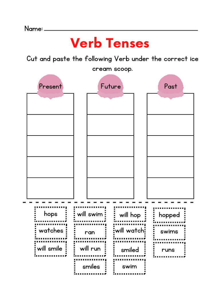 Verb Tenses Worksheet | PDF