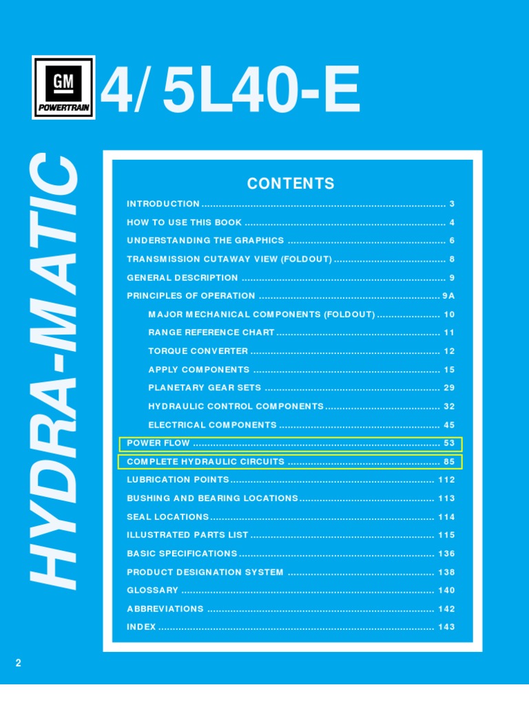 5L40E Original Manual | PDF | Manual Transmission | Automatic Transmission