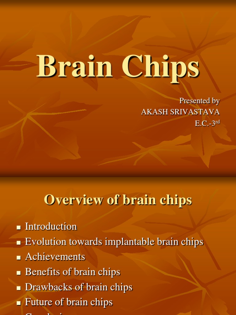 Overview of Brain Chip Technology | PDF | Brain | Neuron