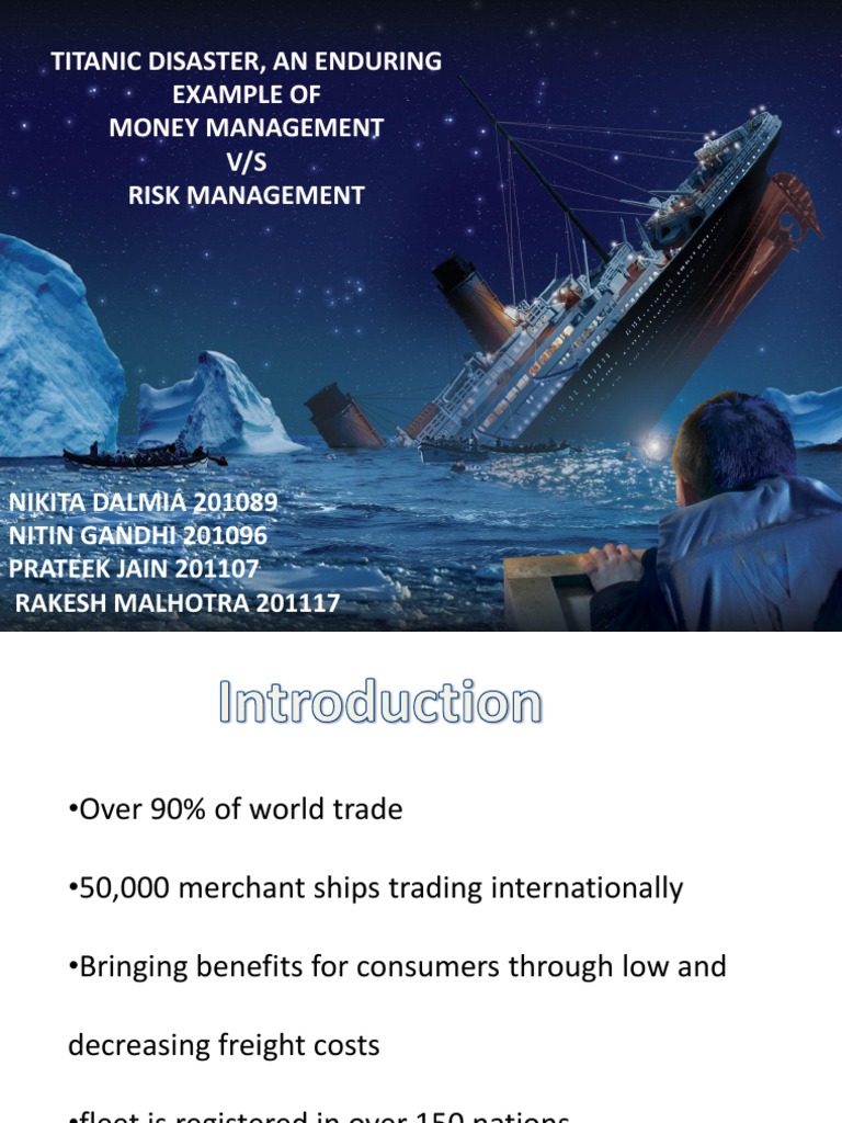 Titanic Group 3 | Insurance | Ships