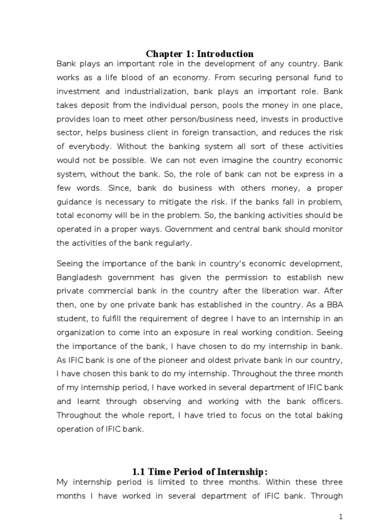 An Overview of Banking Operations at IFIC Bank | PDF | Letter Of Credit ...