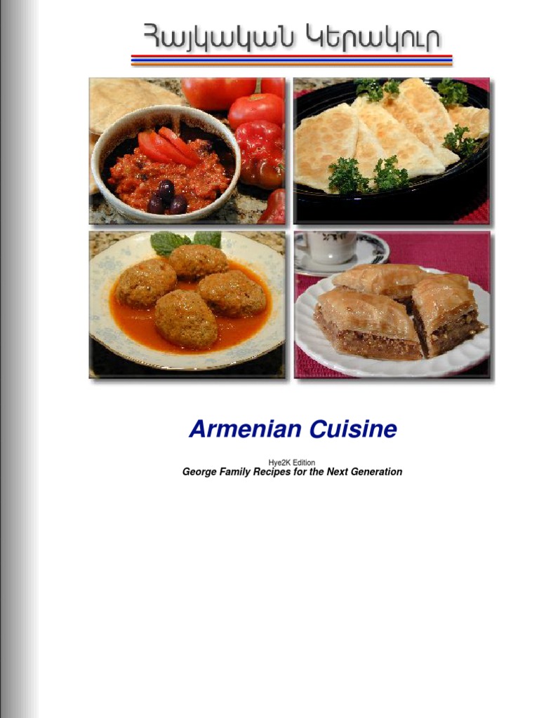 Armenian Cookbook | Salad | Dough
