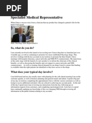Medical Representative