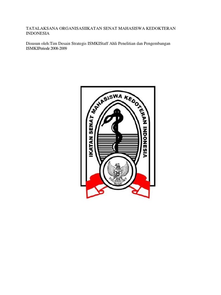 Tatalaksana ISMKI dan Tujuan Organisasi | PDF | Karier & Perkembangan ...