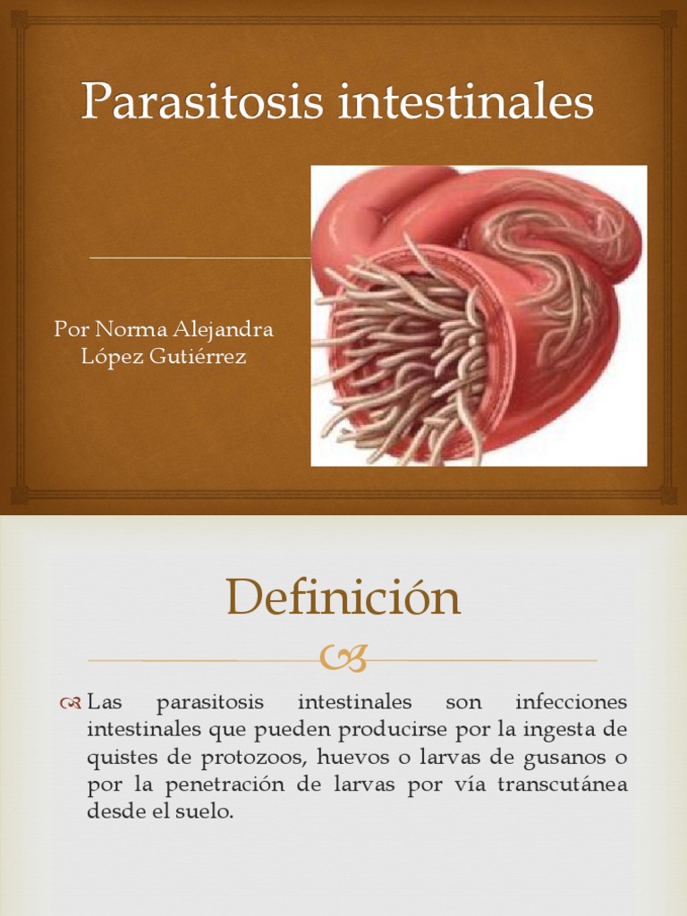 Parasitosis Intestinales | PDF | Diarrea | Enfermedades y trastornos
